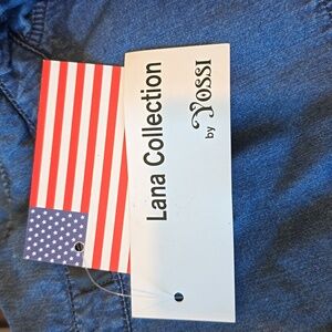Yossi | Tops | Nwt Lana Collection By Yossi Snap Front Denim Shirt | Poshmark